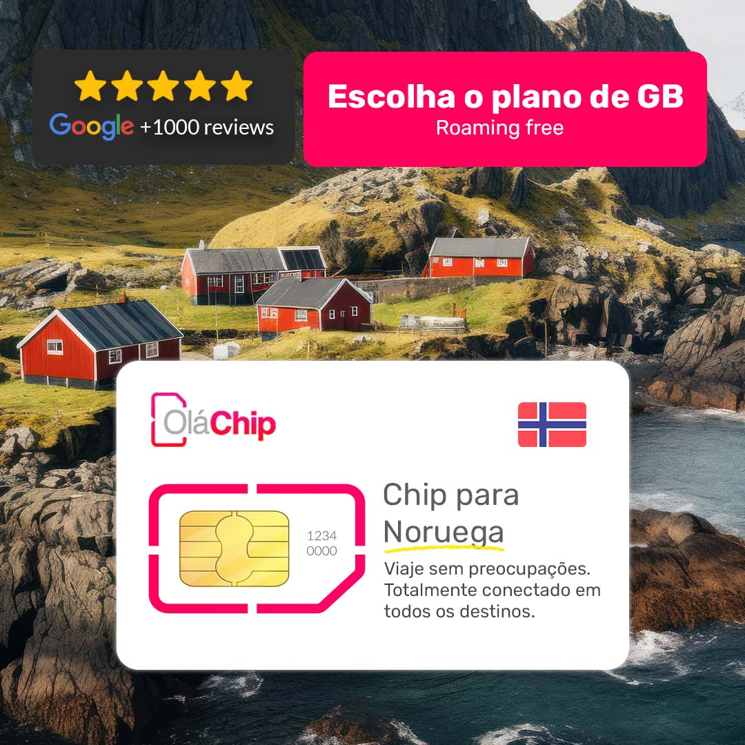 Chip Noruega - Olá Chip Brasil